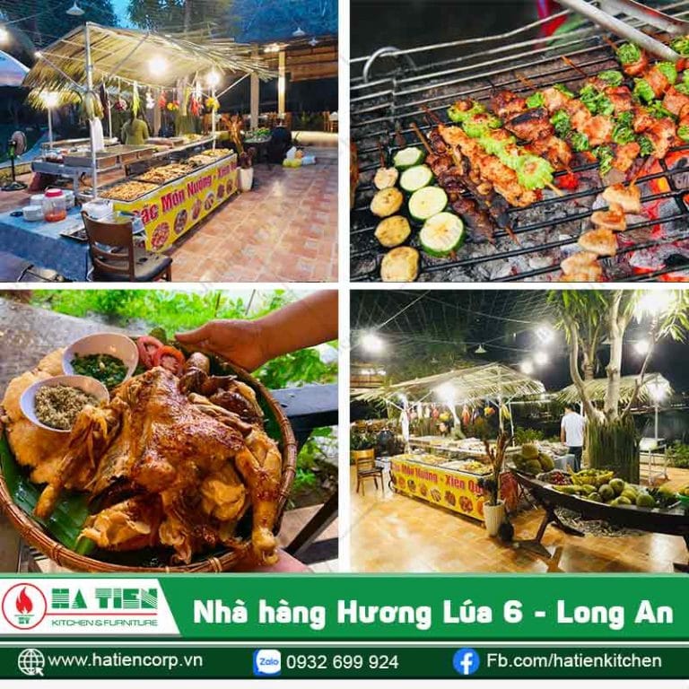 Bếp nhà hàng ở Long An - Nhà hàng sinh thái Hương Lúa 6